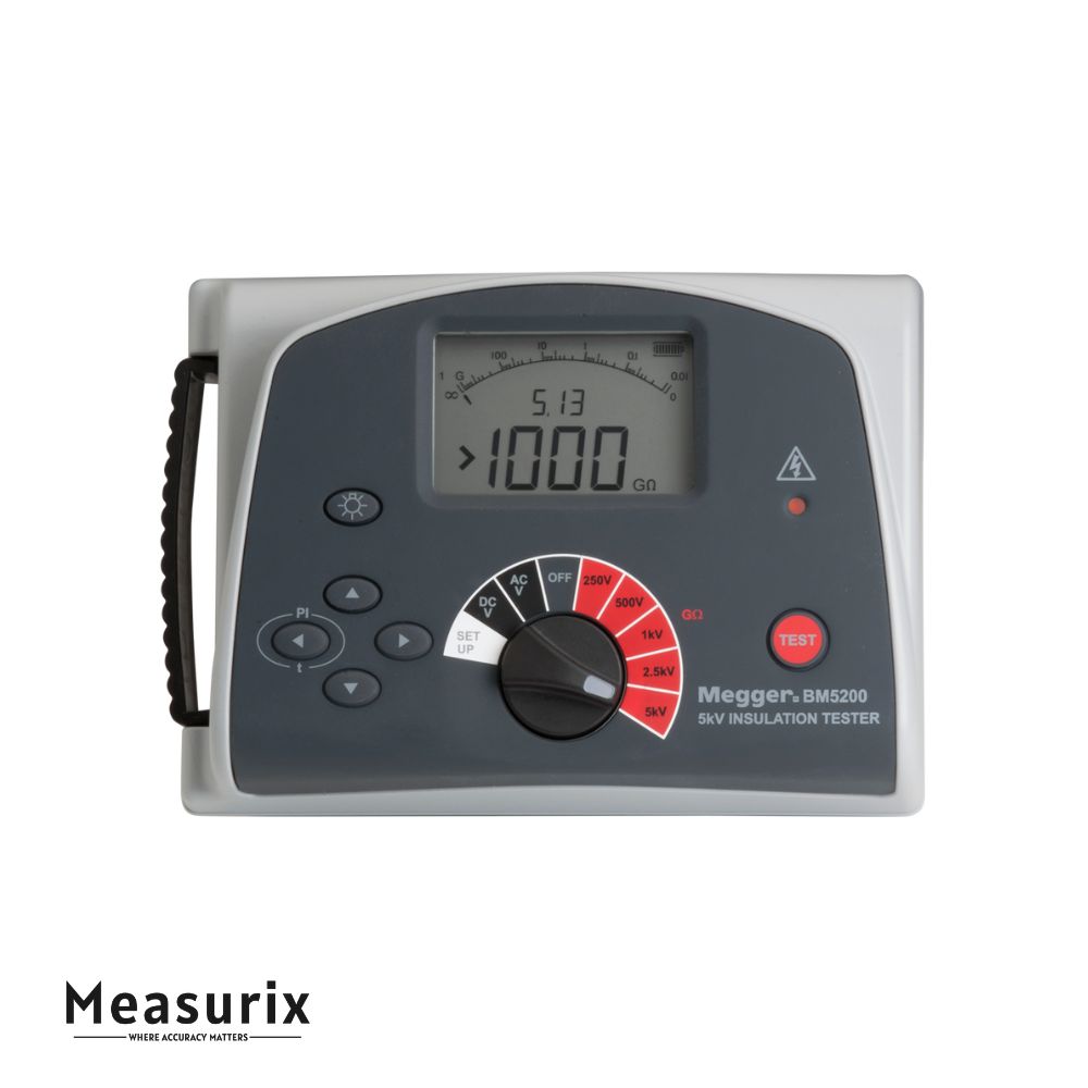 Megger BM5200 5 kV Insulation Resistance Tester - Measuring Tools ...